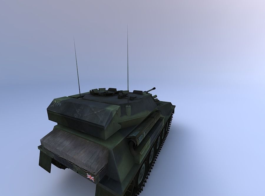 Scimitar Tank 3D model | CGTrader
