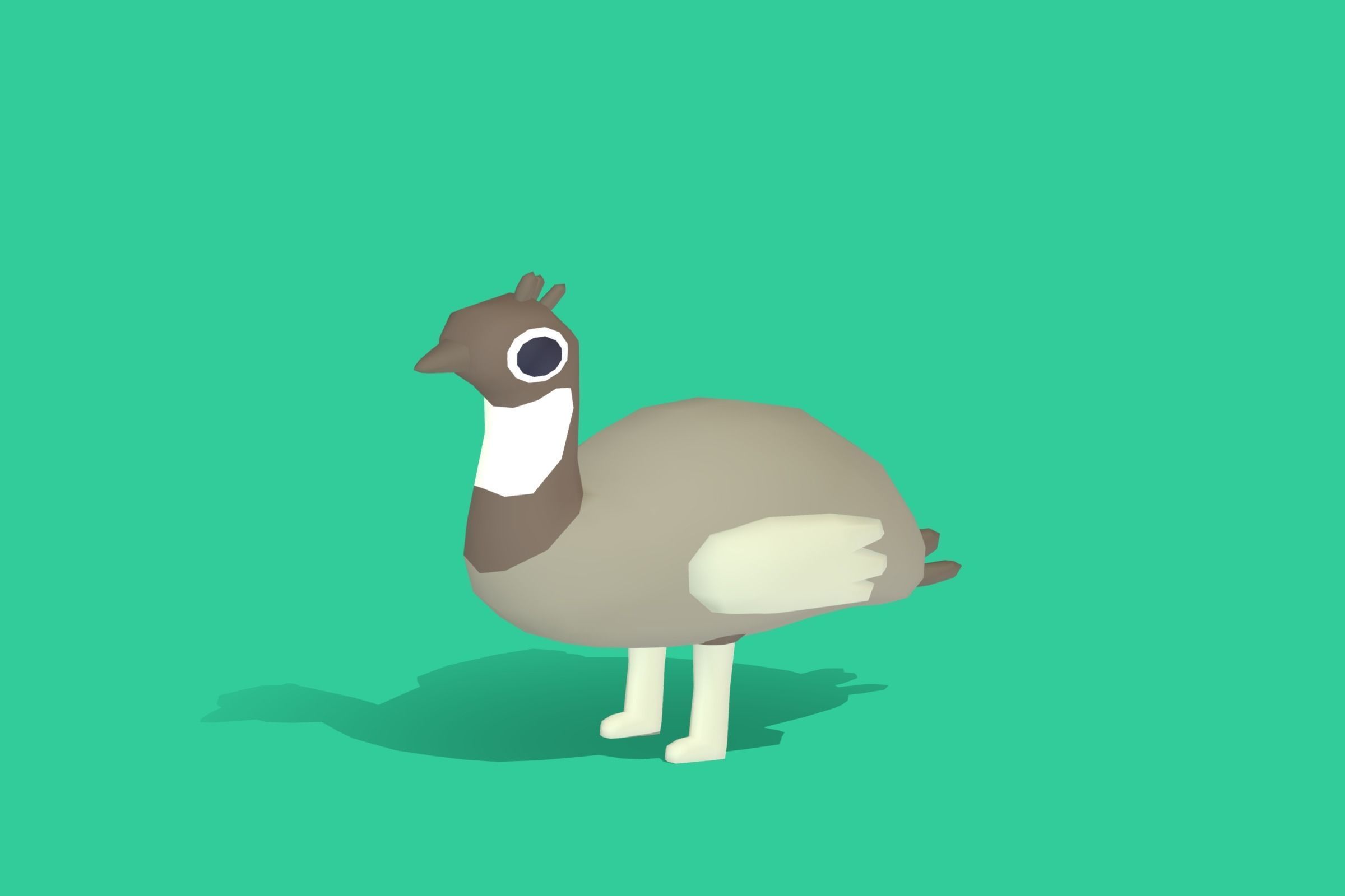 3D model Emma the Emu - Quirky Series VR / AR / low-poly | CGTrader