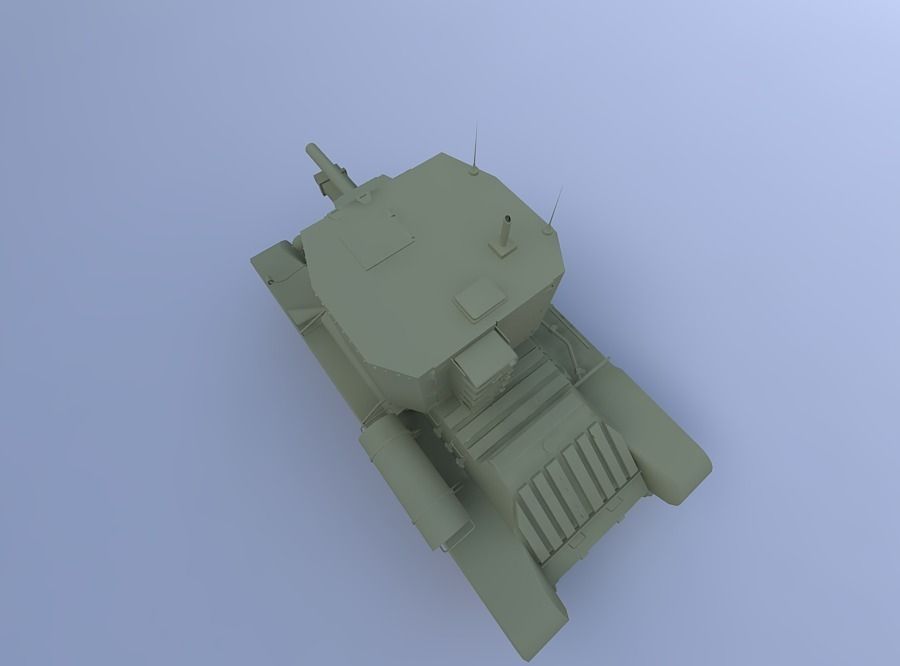 Bishop Tank, (87.5 mm) 3D model | CGTrader