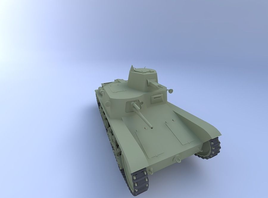 M11 39 Tank 3D model | CGTrader