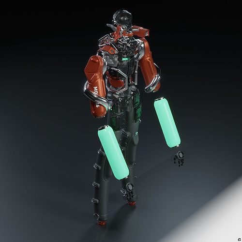 Organic Mech free 3D model | CGTrader