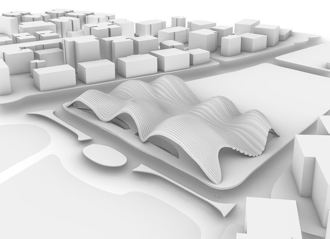 3D model Organic Shell Roof Modeling VR / AR / low-poly | CGTrader