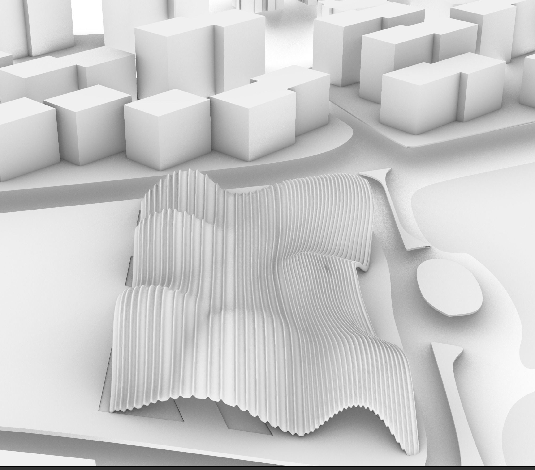 3D model Organic Shell Roof Modeling VR / AR / low-poly | CGTrader