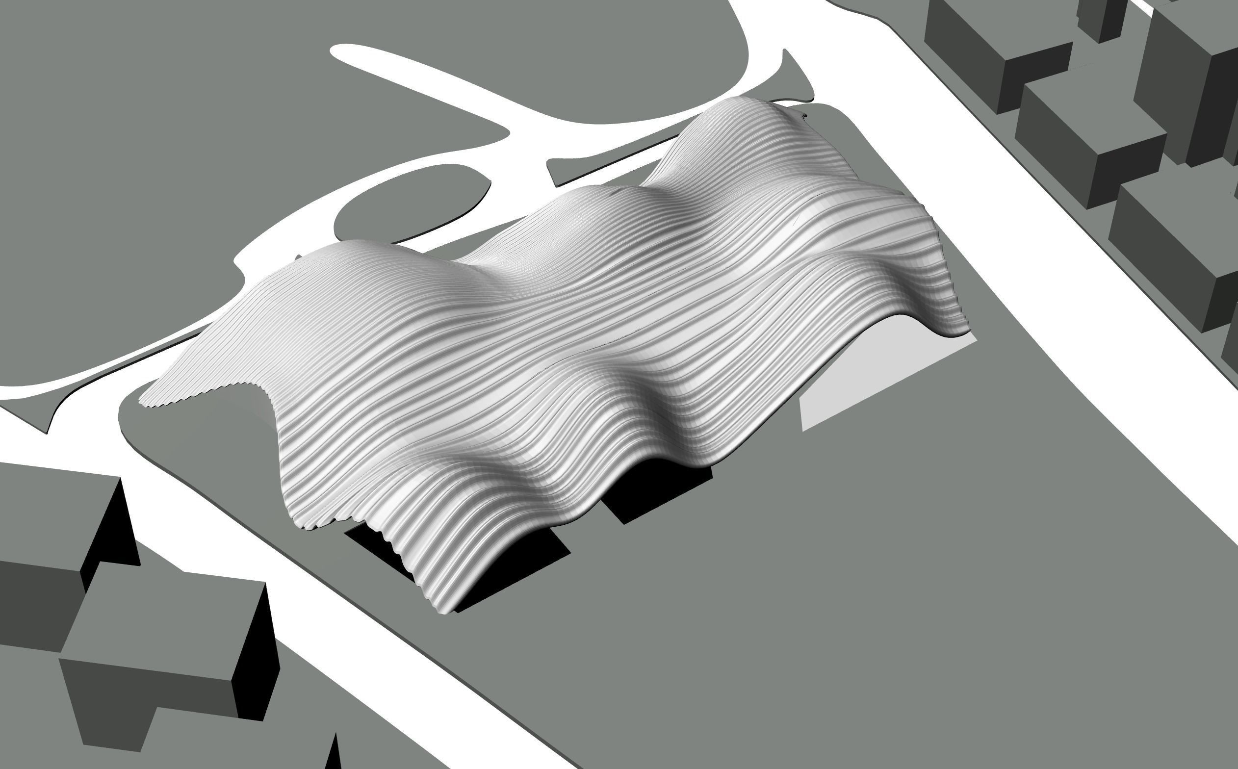 3D model Organic Shell Roof Modeling VR / AR / low-poly | CGTrader