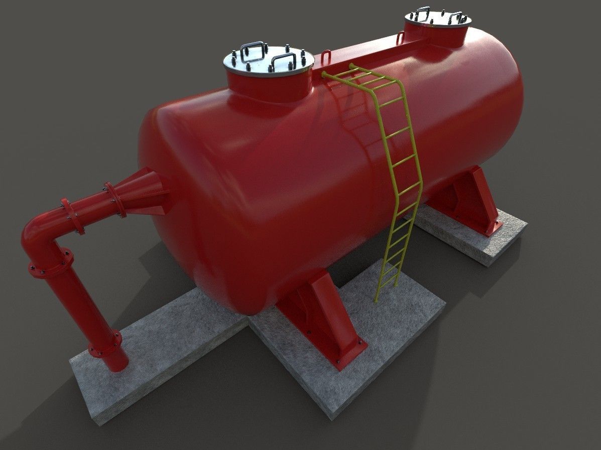 3D model Oil tank VR / AR / low-poly | CGTrader