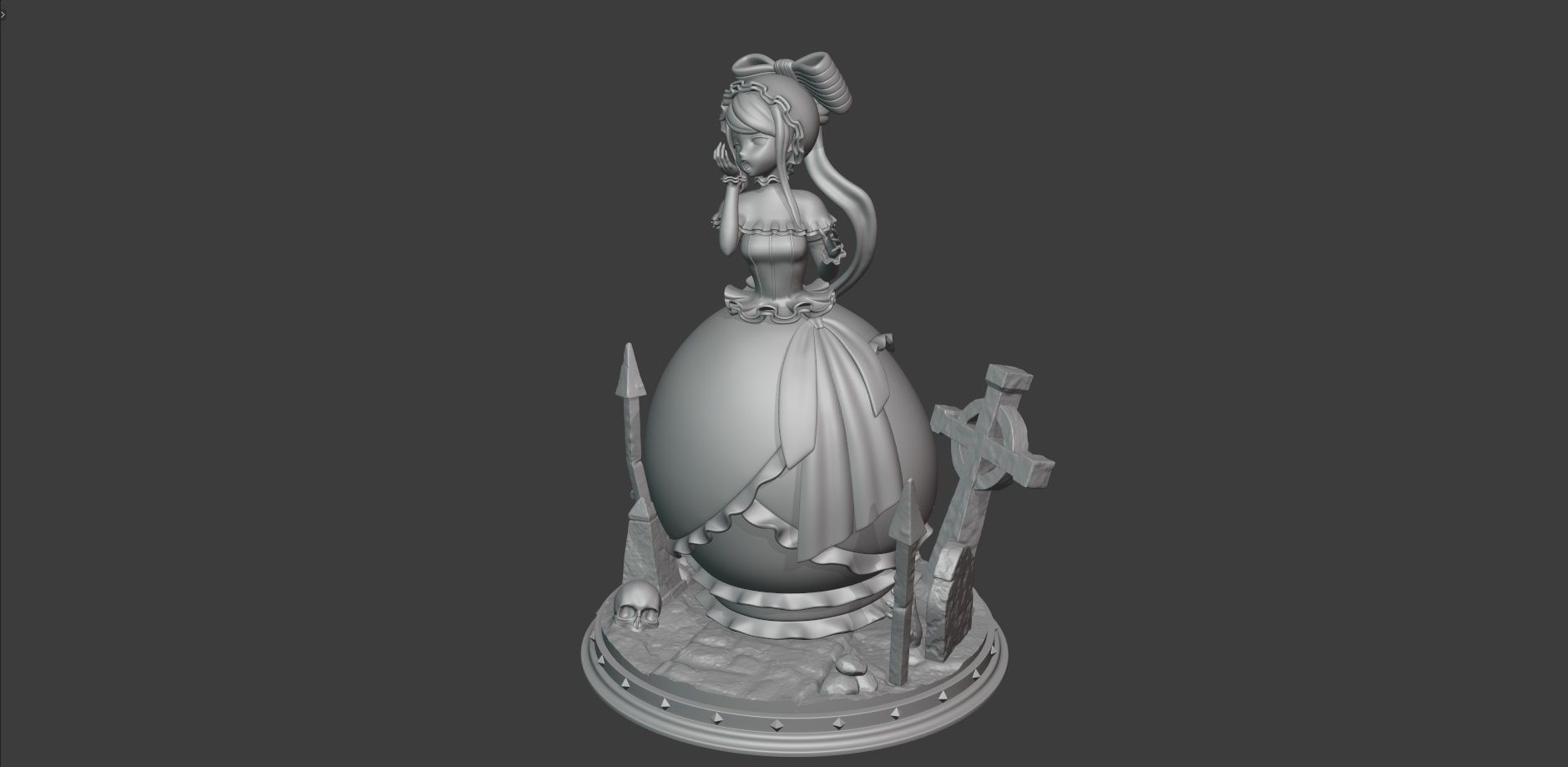 Overlord - Shalltear Bloodfallen 3D model 3D printable | CGTrader