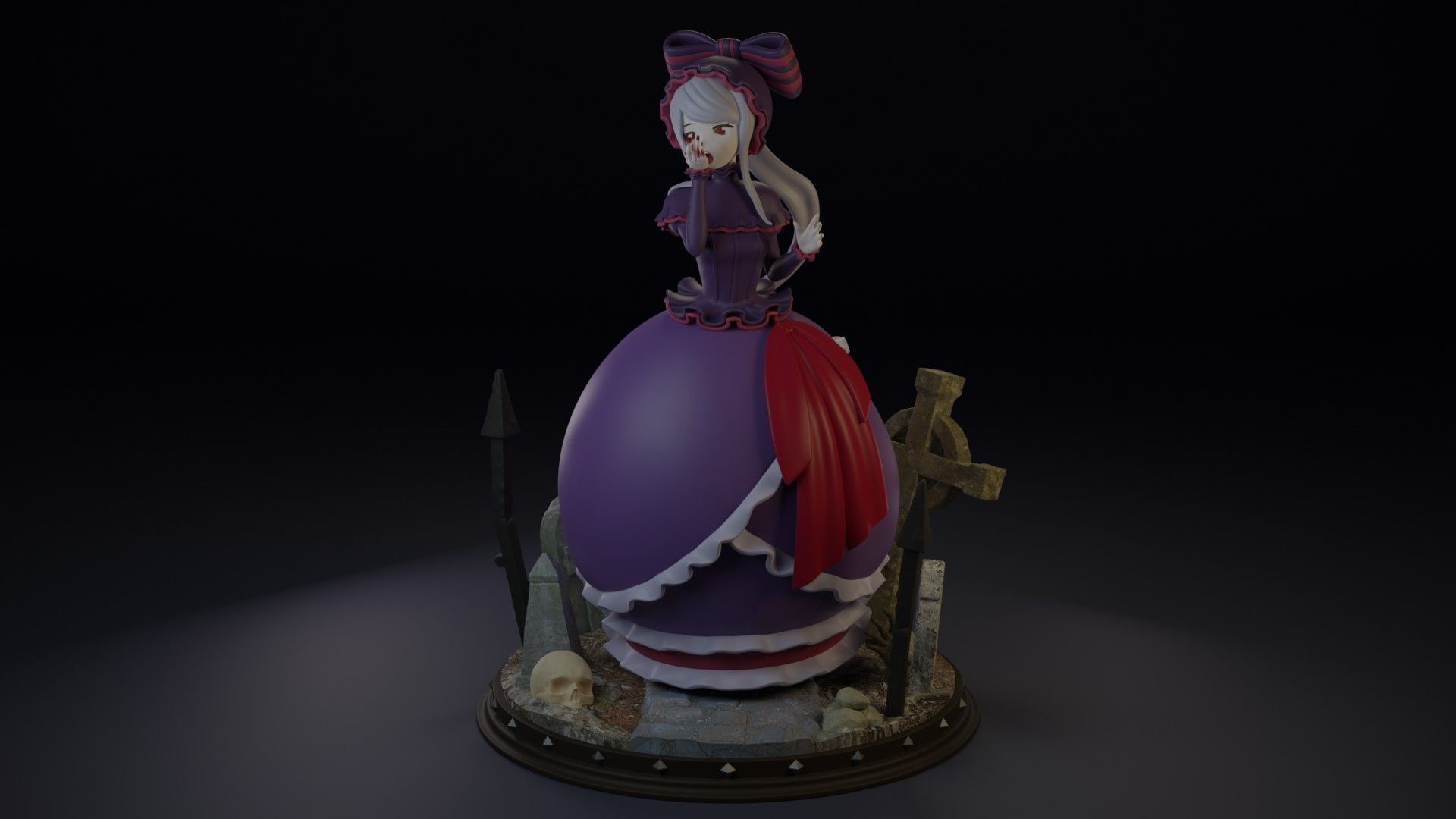 Overlord - Shalltear Bloodfallen 3D model 3D printable | CGTrader