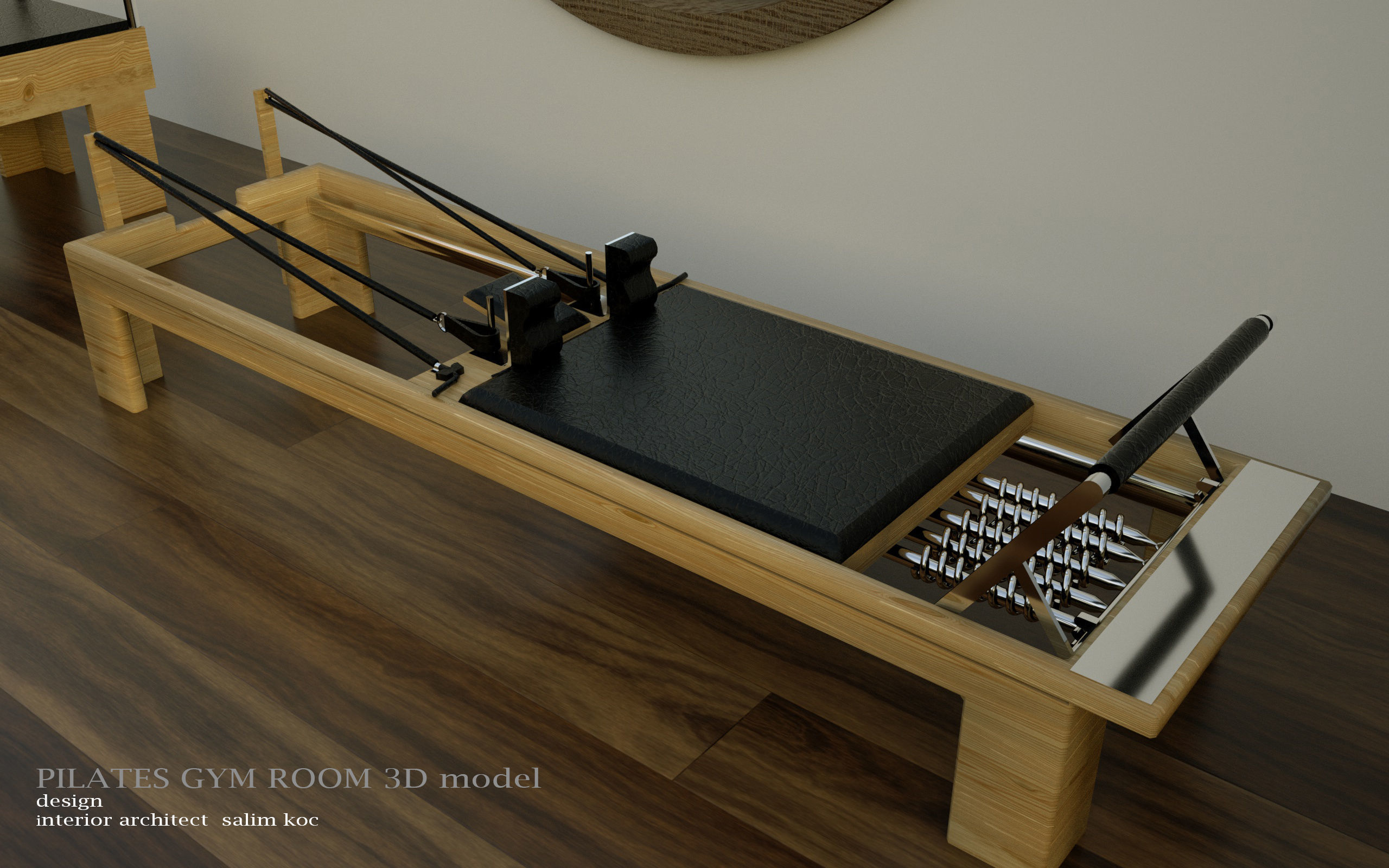 Pilates gym 3d model 3D model | CGTrader