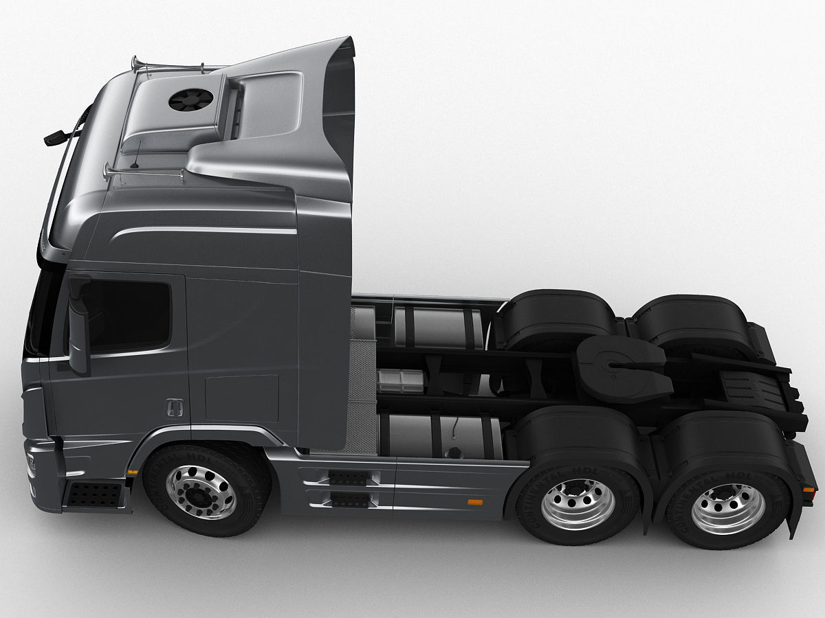 Hyundai Xcient with trailer 3D model | CGTrader