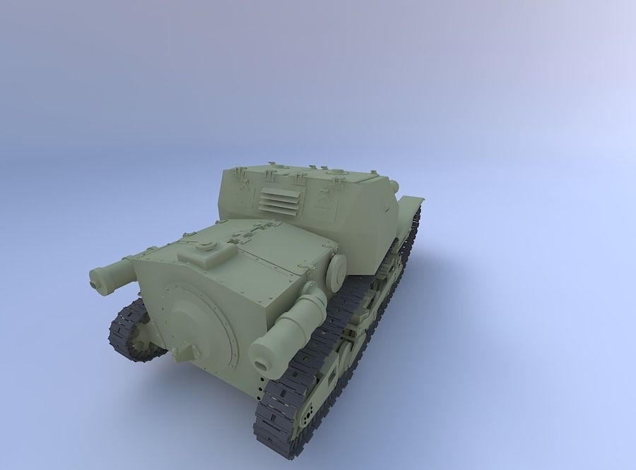 L3 33 Tank 3D model | CGTrader