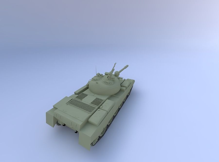 TR-580 Tank 3D model | CGTrader
