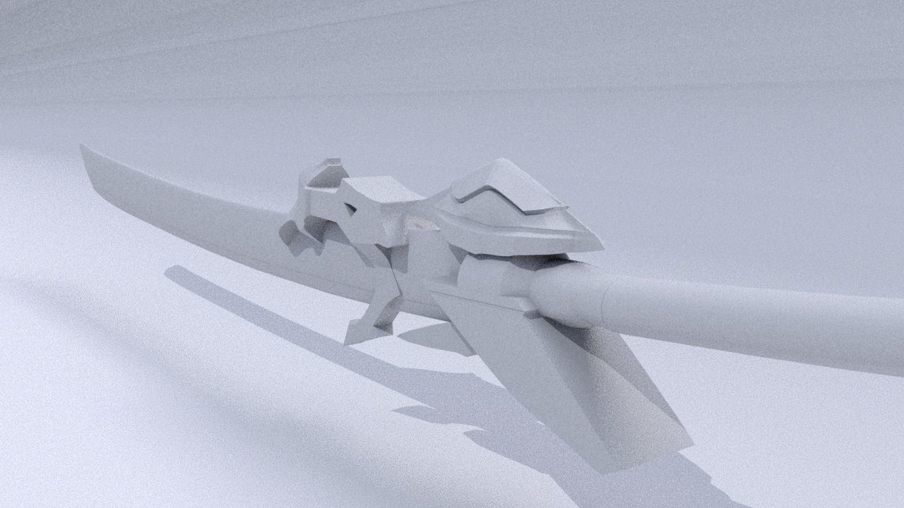 weapon ninja sward 3D model | CGTrader