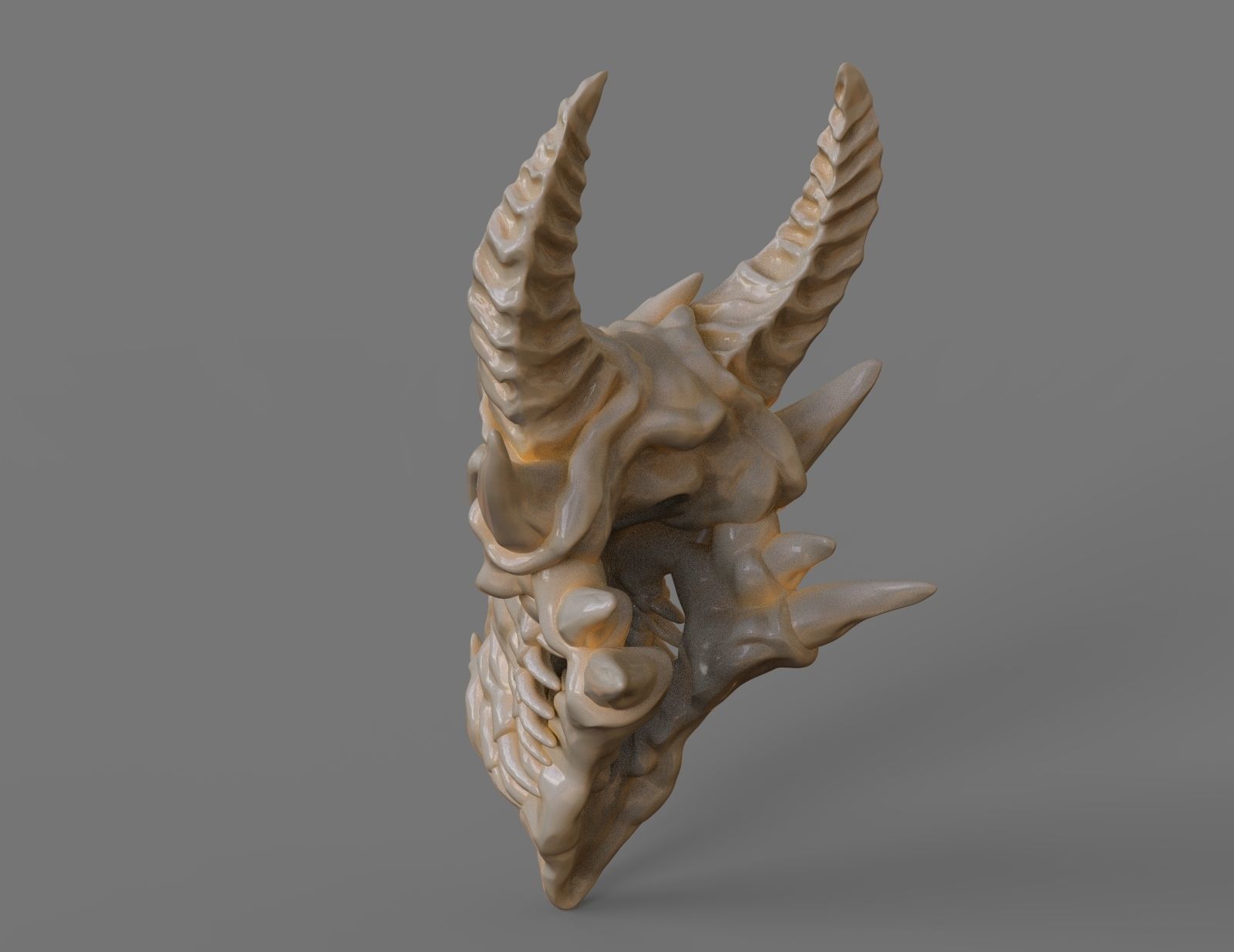 Dragon skull 3D model 3D printable | CGTrader