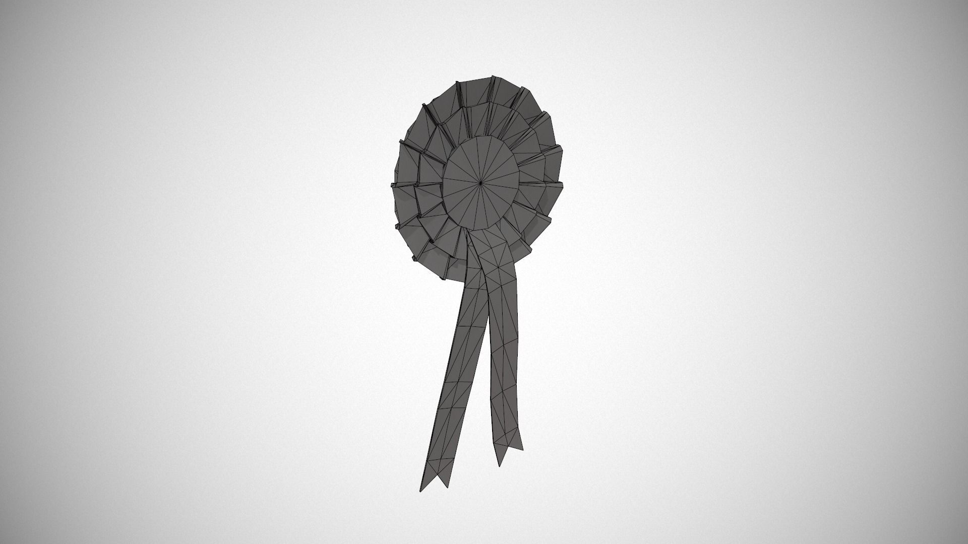 3D model Best in Show Rosette Badge Medal VR / AR / low-poly | CGTrader