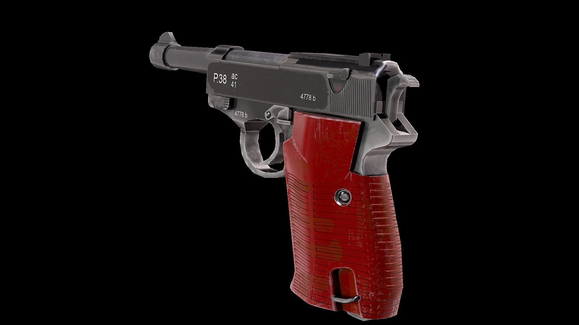 3D model Walther P38 VR / AR / low-poly | CGTrader