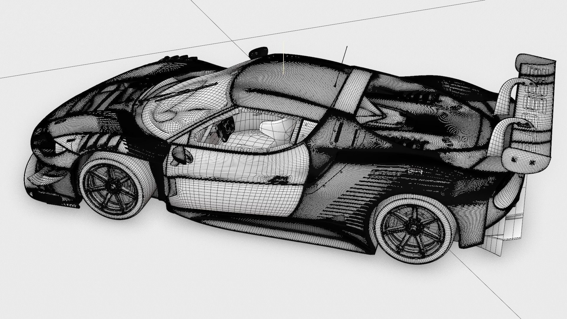 2023 Ferrari 296 GT3 Racecar High Quality 3D model | CGTrader