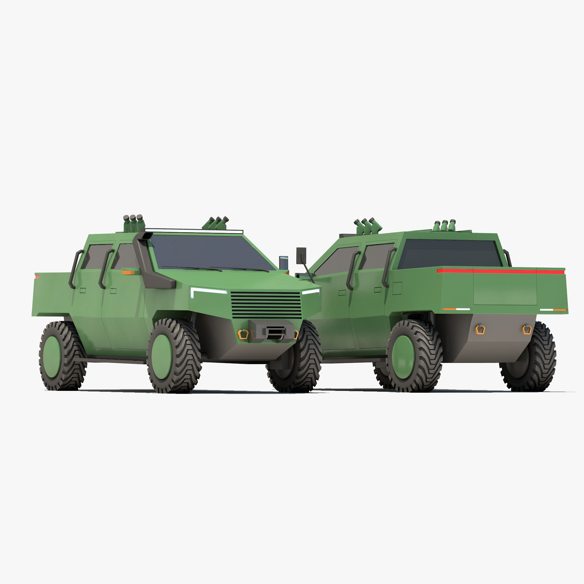 Lizard 4x4 Tactical Vehicle Concept All Version 3D model | CGTrader