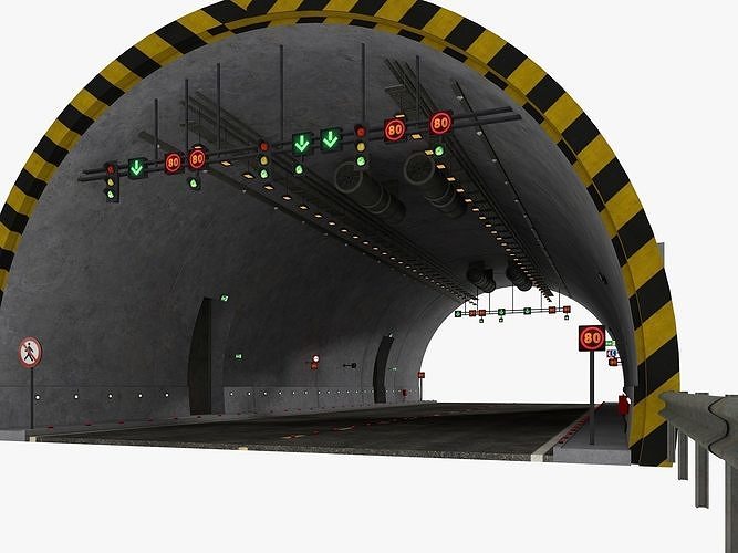 Road Tunnel 3D model | CGTrader
