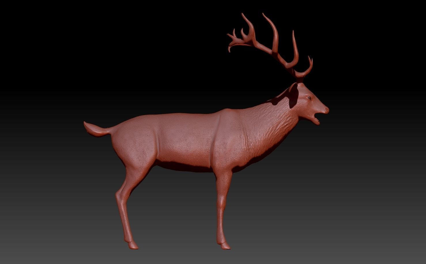 High poly model of deer 3D model | CGTrader