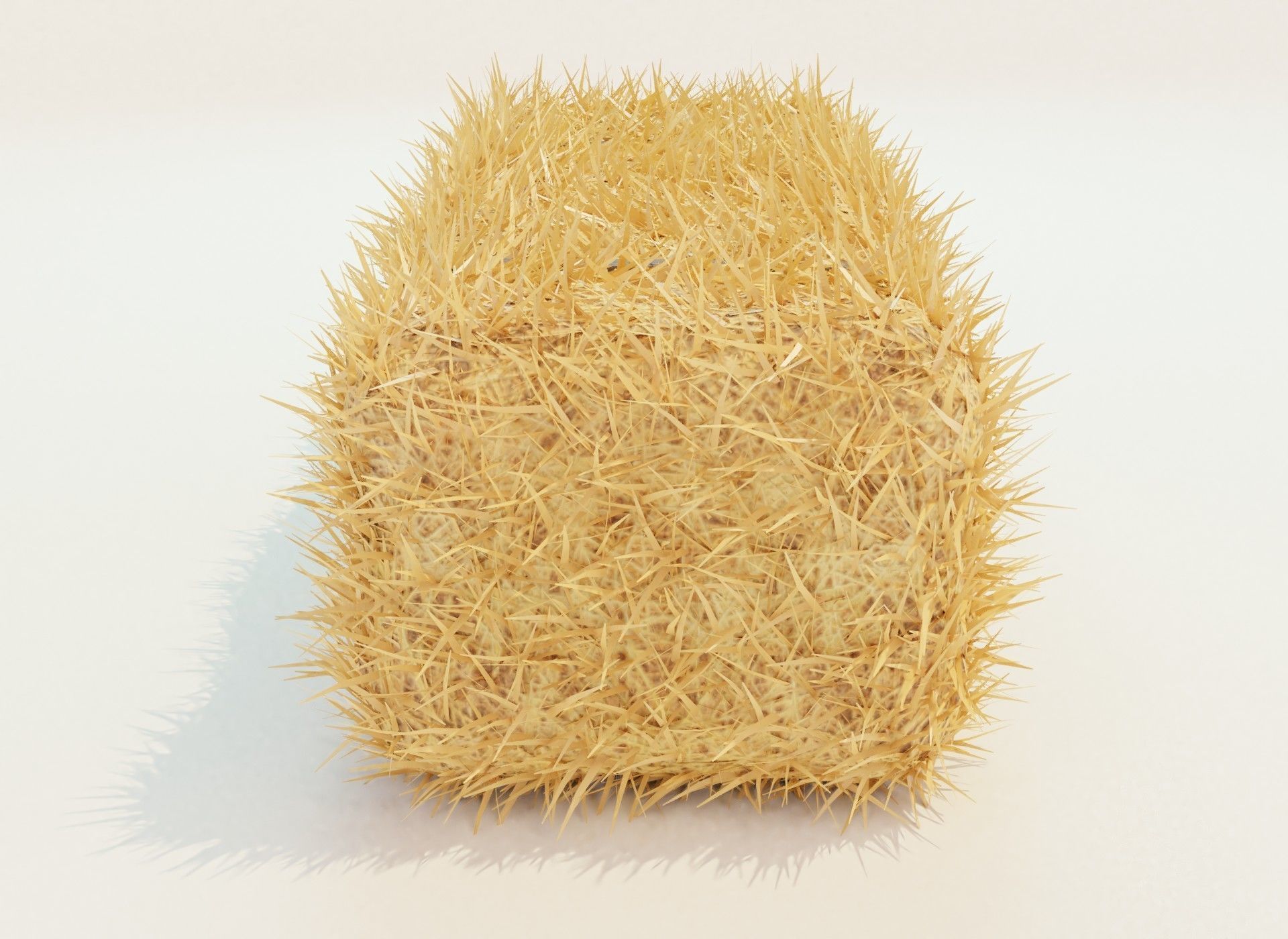 Hay Bale Square 3D Model 3D model | CGTrader