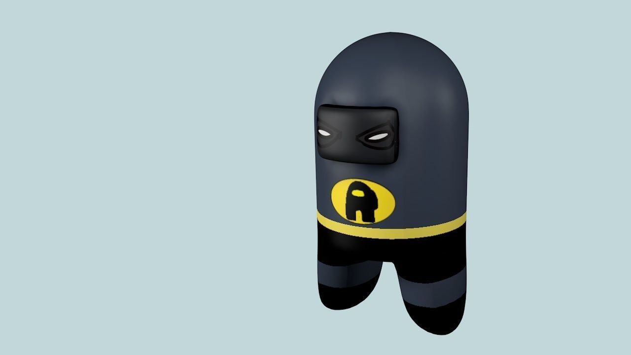 3D model Batman vs Superman Among Us version VR / AR / low-poly | CGTrader