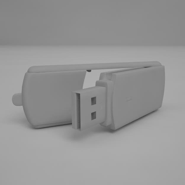 USB Flash Drive free 3D model | CGTrader
