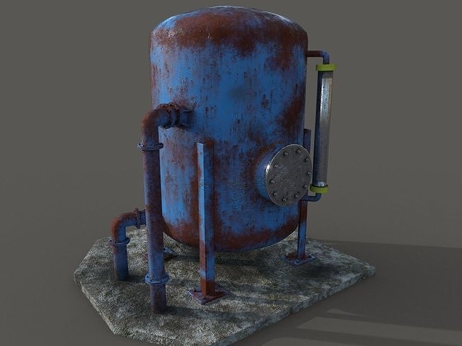 3D model Oil tank VR / AR / low-poly | CGTrader