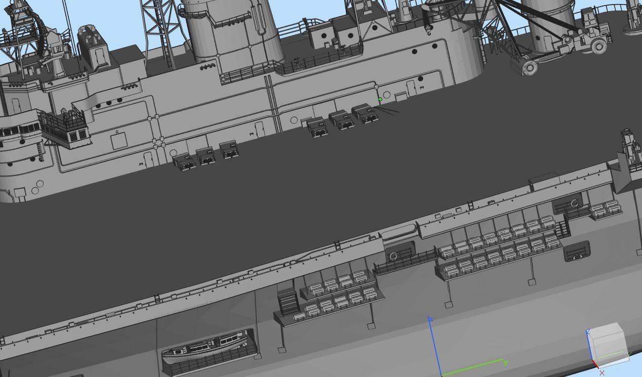 HMS Ark Royal R09 3D model rigged | CGTrader