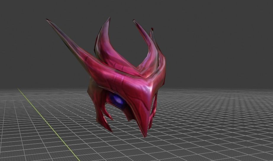 League Of Legends Yone Mask 3D model | CGTrader