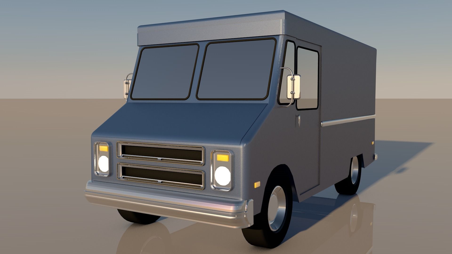 Chevrolet P10 step van 3D model | CGTrader