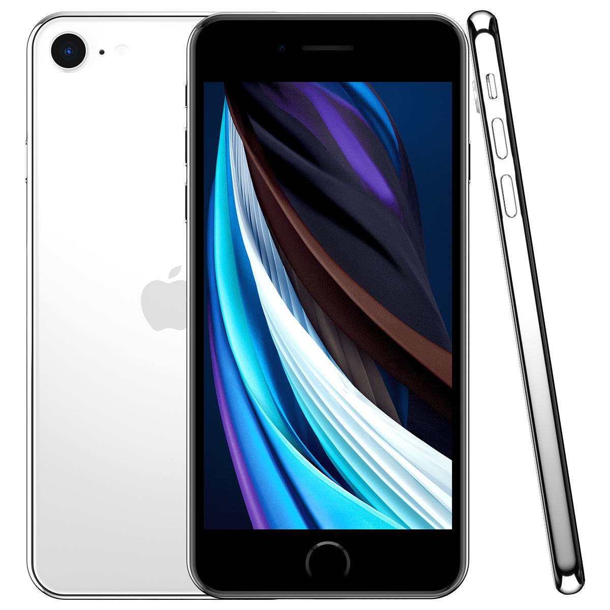 3D model Apple iPhone SE 2020 White VR / AR / low-poly | CGTrader