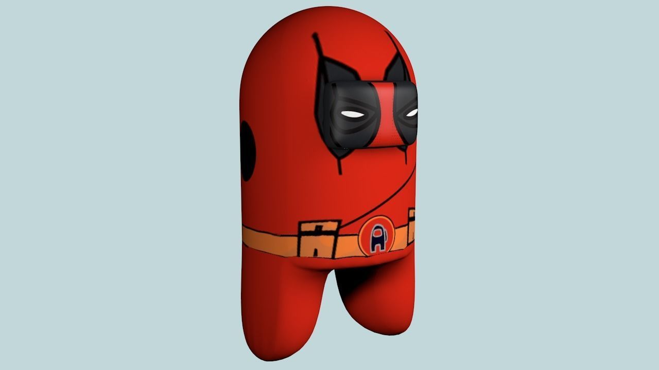 3D model Deadpool Among Us VR / AR / low-poly | CGTrader