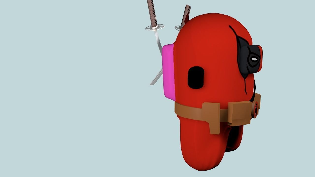 3D model Deadpool Among Us VR / AR / low-poly | CGTrader