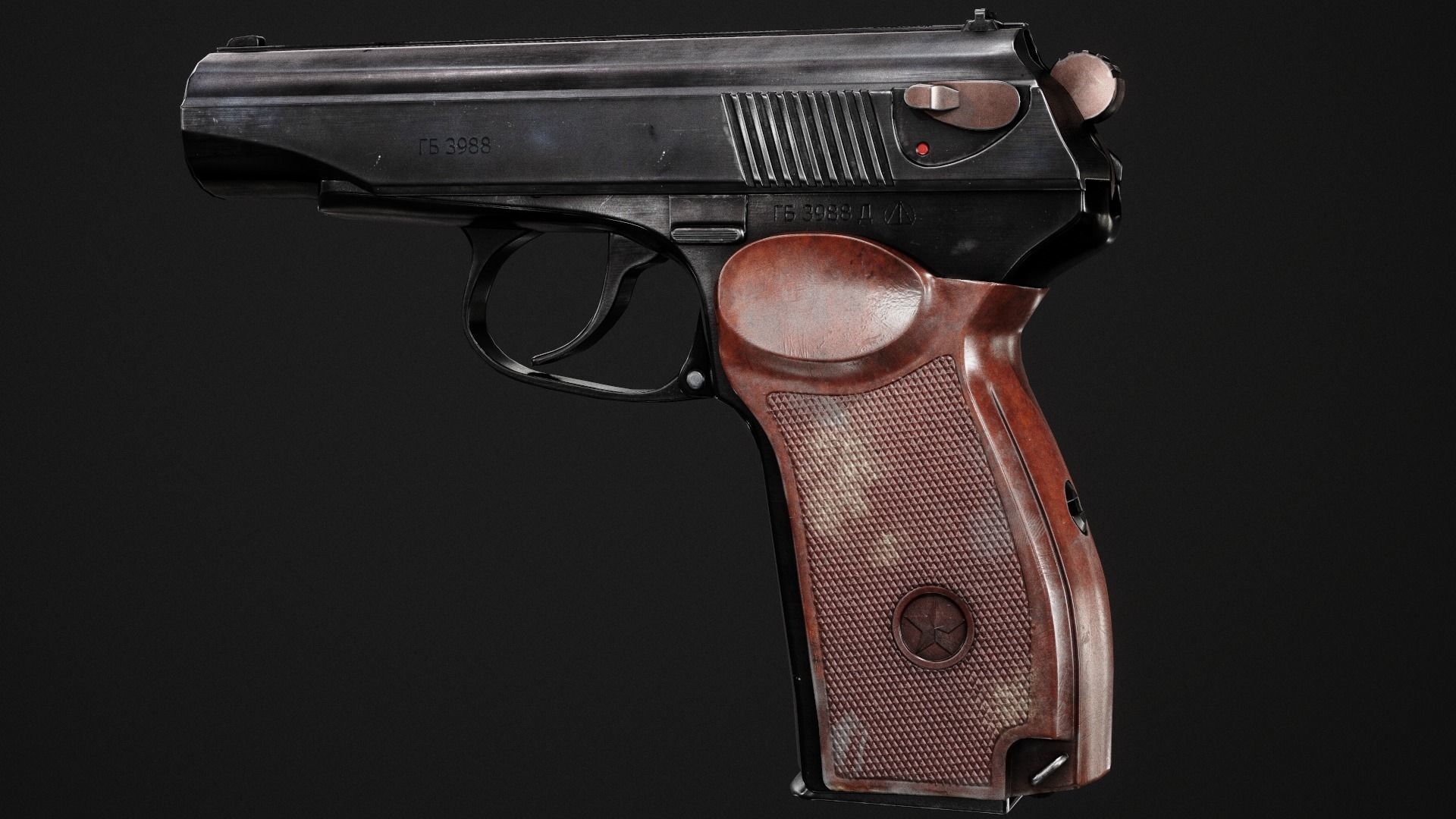 3D model PM Pistol Low-poly 3D model VR / AR / low-poly | CGTrader