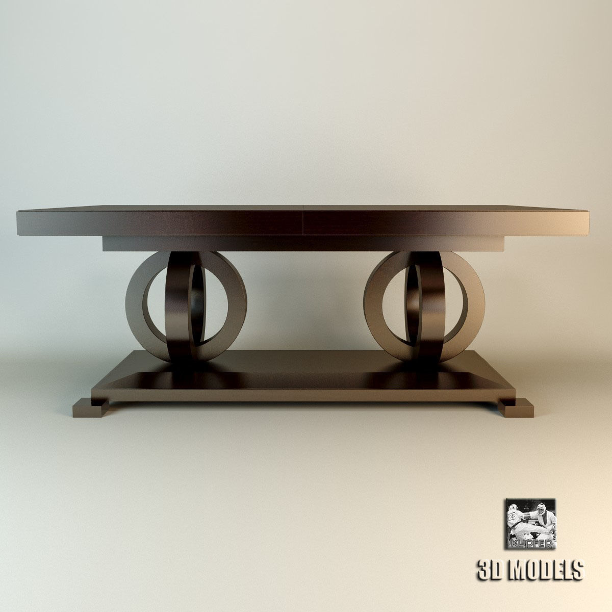 Selva Dining Table 3D model | CGTrader