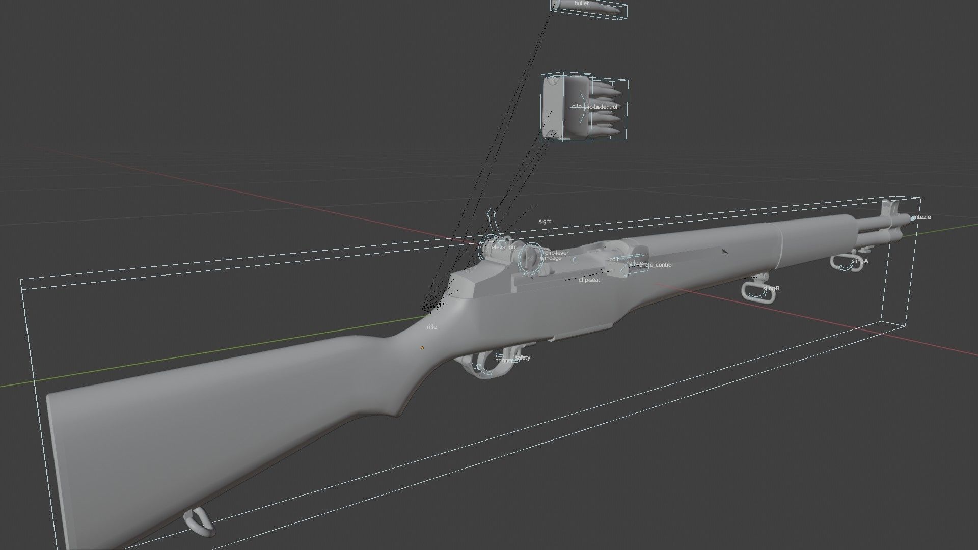 3D model M1 Garand Rifle VR / AR / low-poly | CGTrader