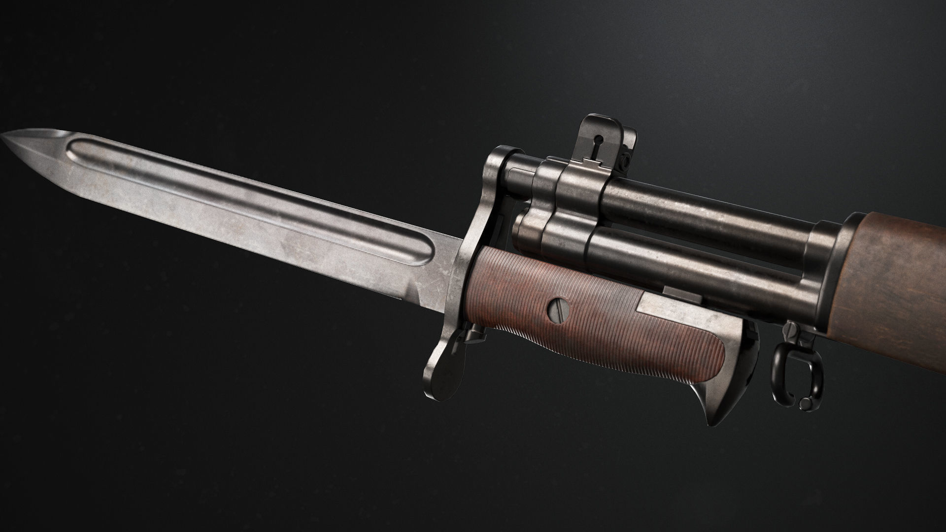 3D model M1 Garand Rifle VR / AR / low-poly | CGTrader