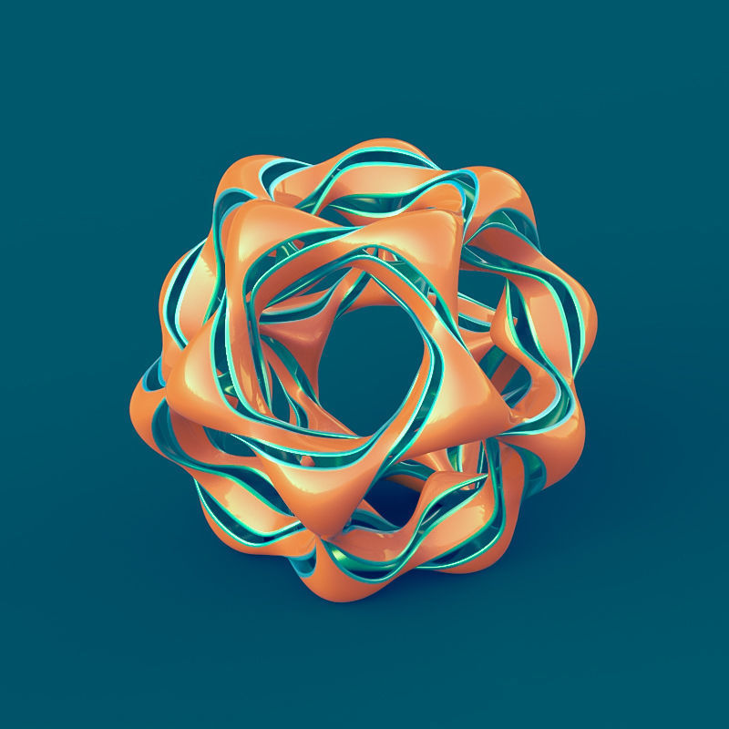cinema4d abstract object 3D | CGTrader