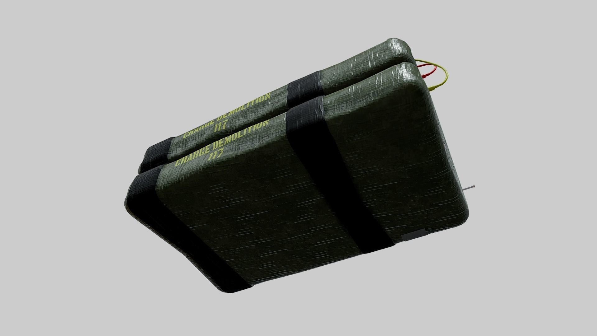 3D model C4 explosive device VR / AR / low-poly | CGTrader