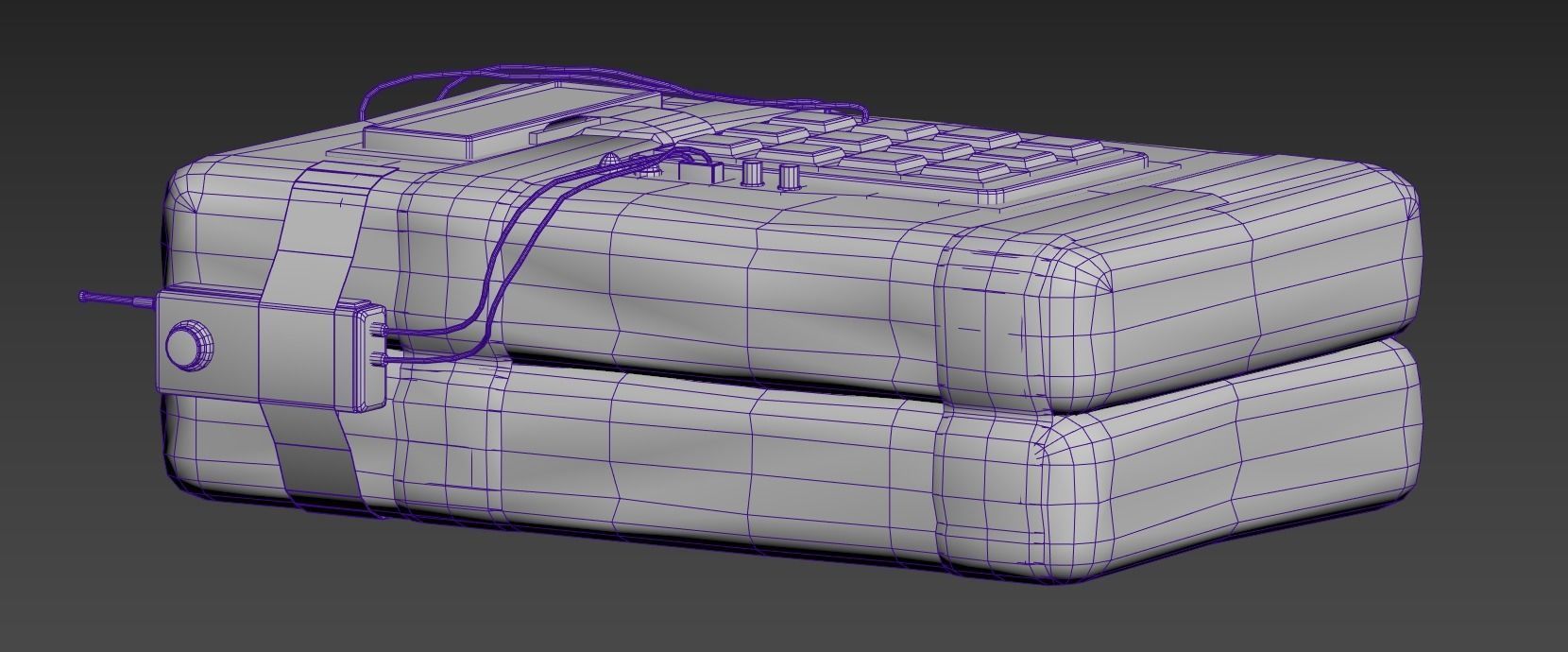 3D model C4 explosive device VR / AR / low-poly | CGTrader