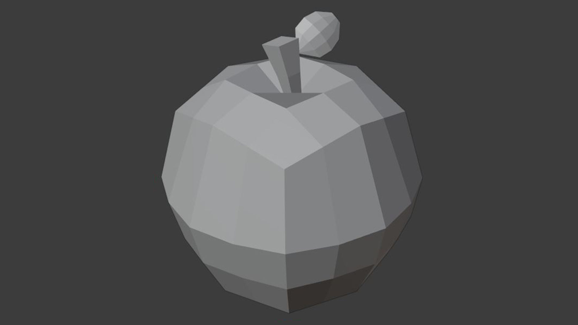 Low Poly apple polygonal free VR / AR / low-poly 3D model | CGTrader