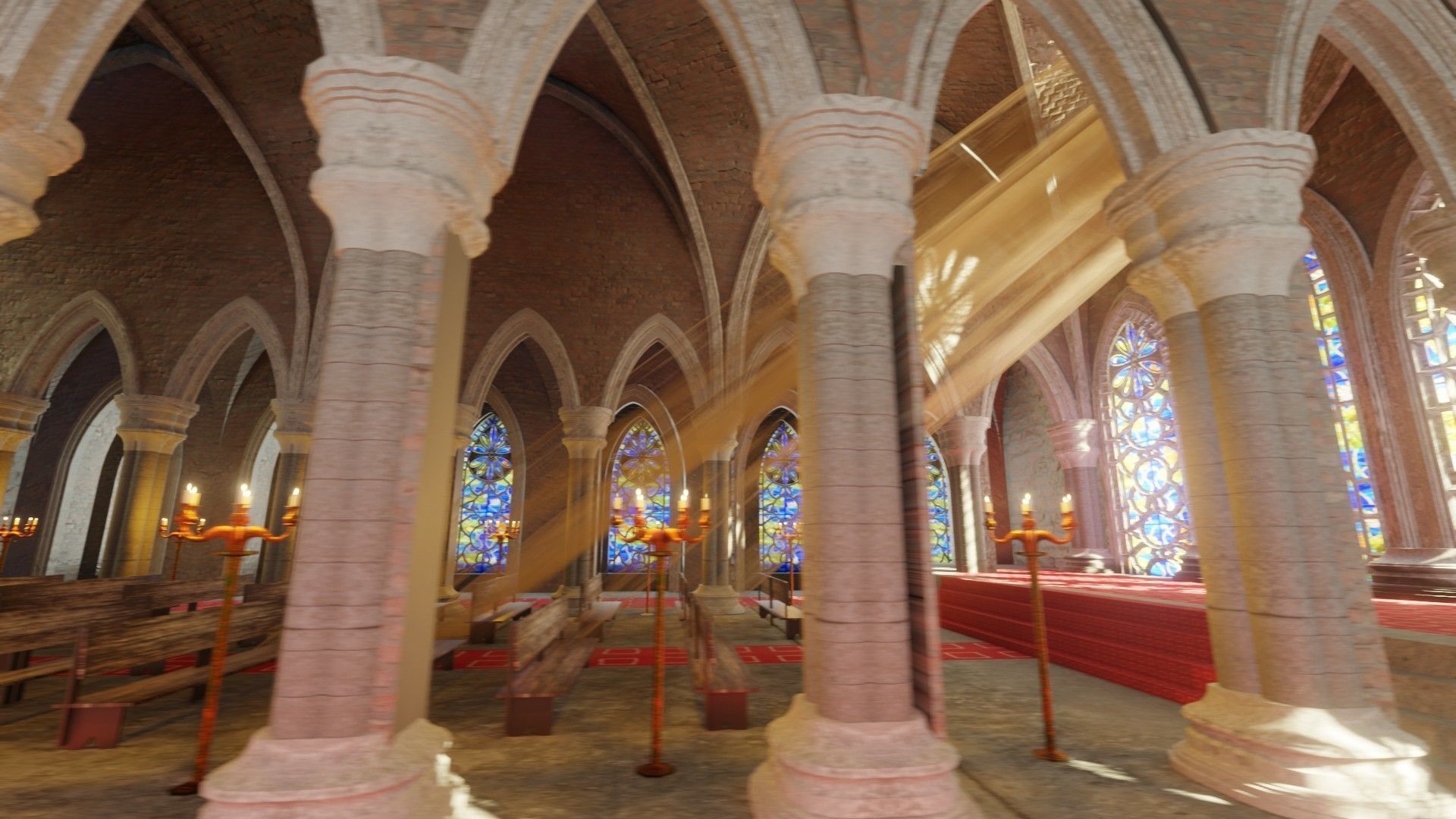 3D model Church cathedral VR / AR / low-poly | CGTrader