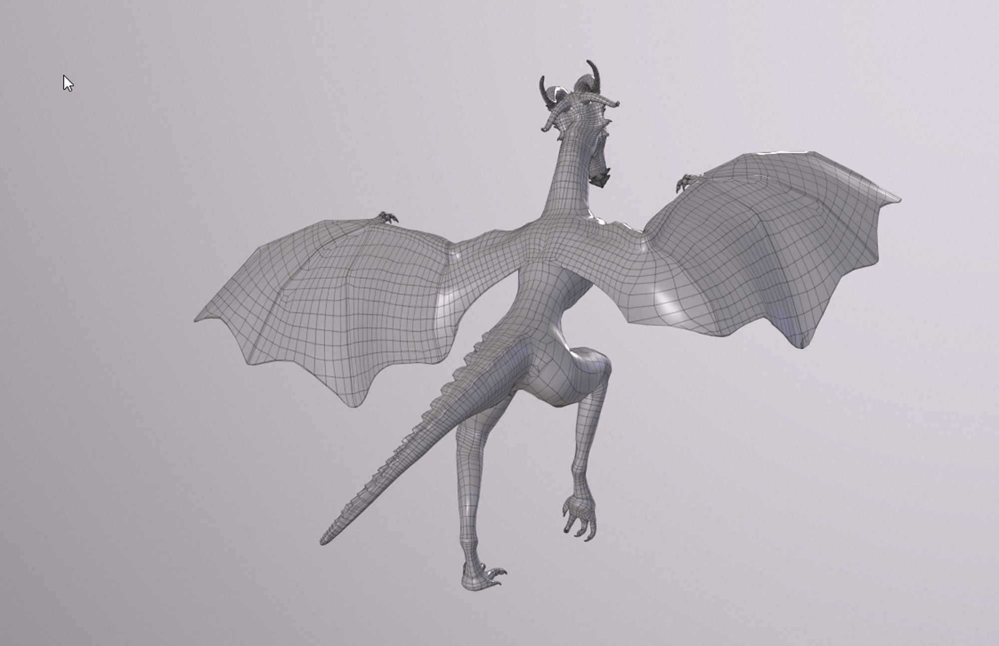 3D model Dragon-2309 bat with wings VR / AR / low-poly | CGTrader