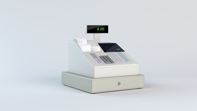 cash till 3D model | CGTrader