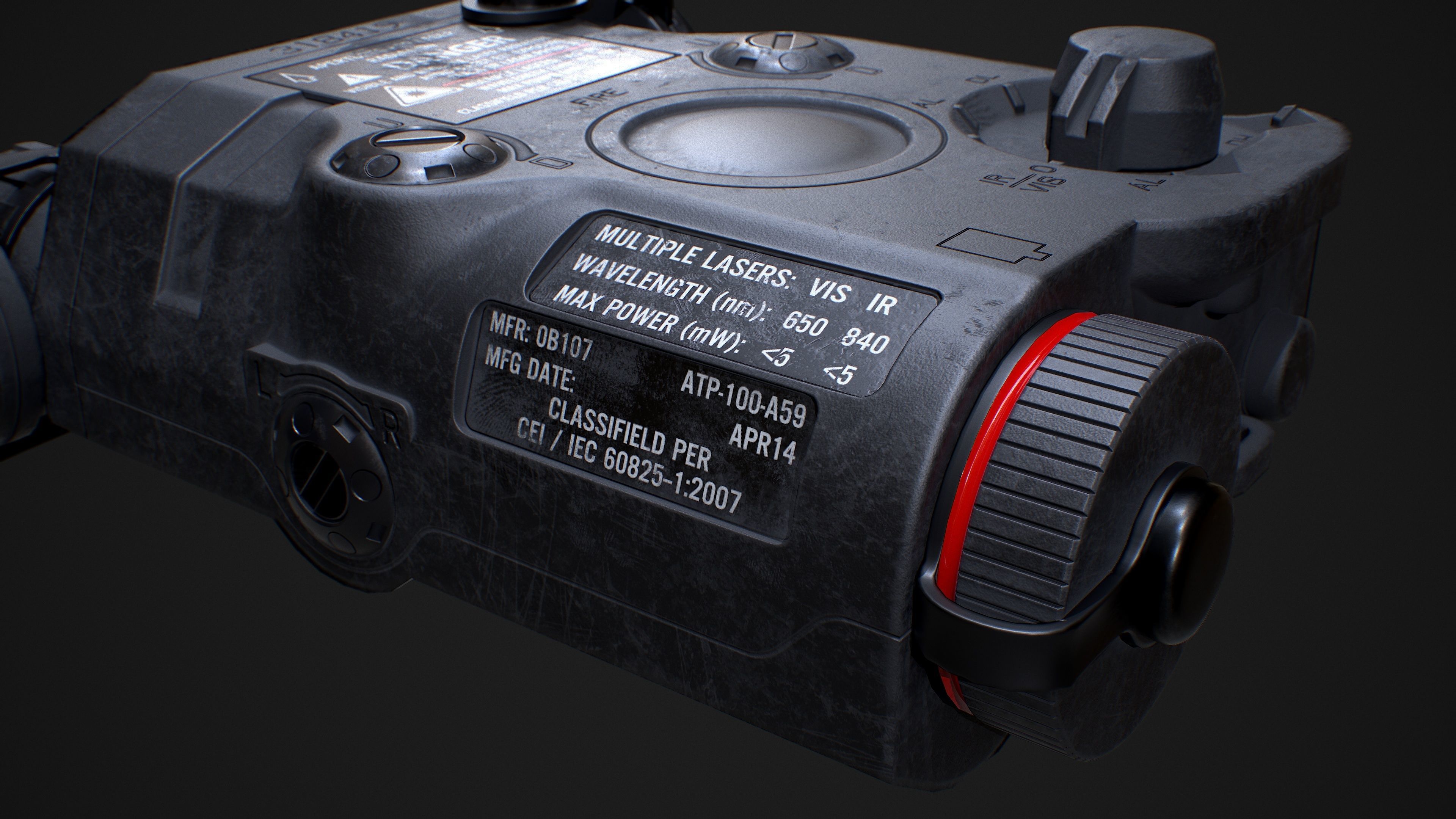 3D model EOTECH ATPIAL AN PEQ15 AIMING LASER VR / AR / low-poly | CGTrader