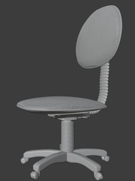 Old Computer Chair free 3D model | CGTrader
