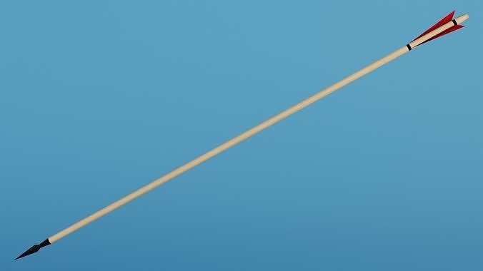 3D model Bodkin Arrow VR / AR / low-poly | CGTrader