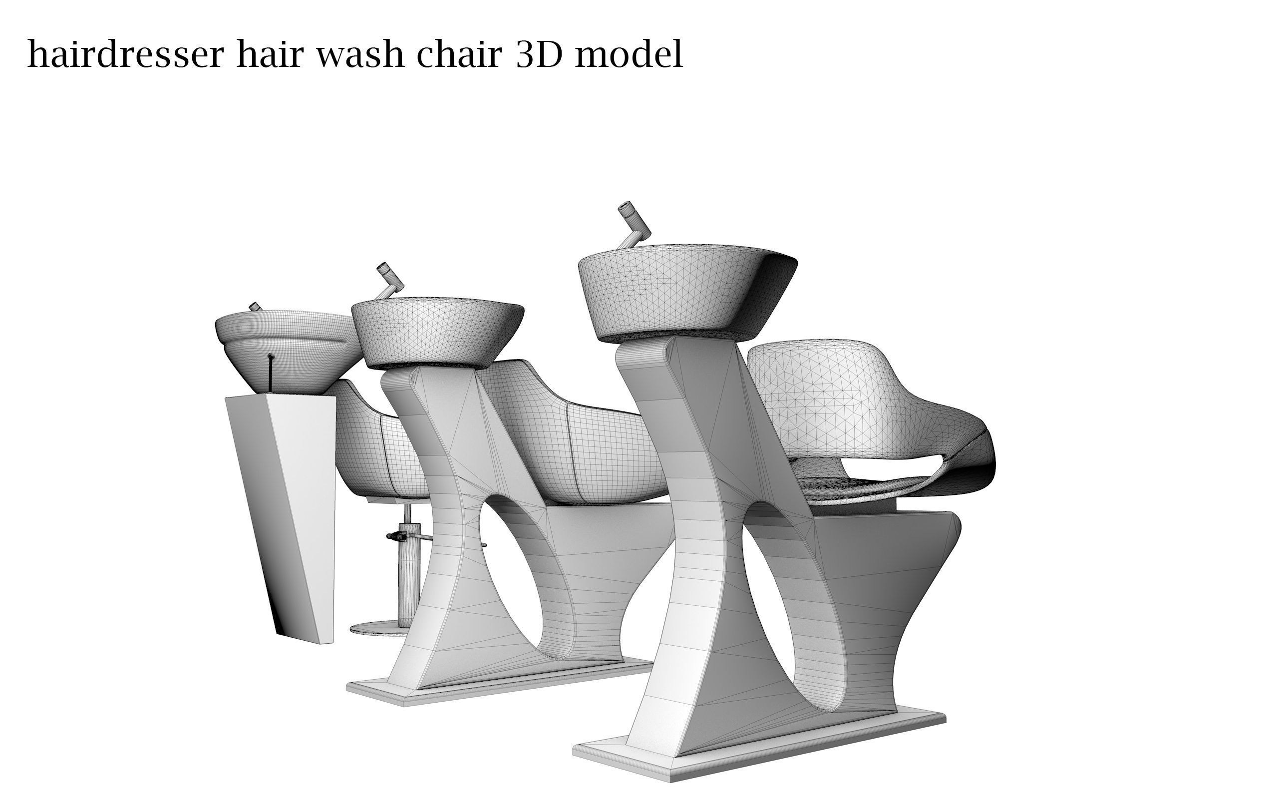 Hair Salon Chair 3D model 3D model | CGTrader