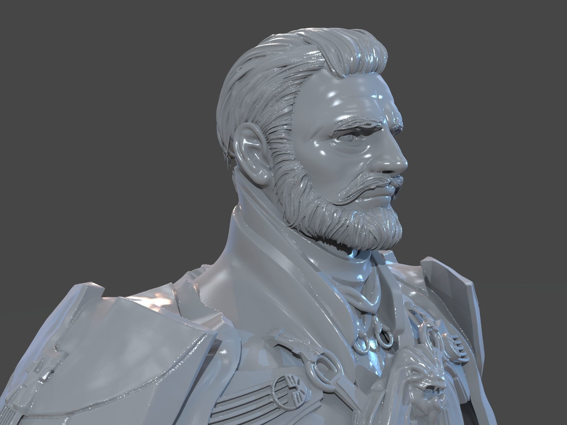 Emperor Valkorion Sculpture 3D Print Full 3D model 3D printable | CGTrader