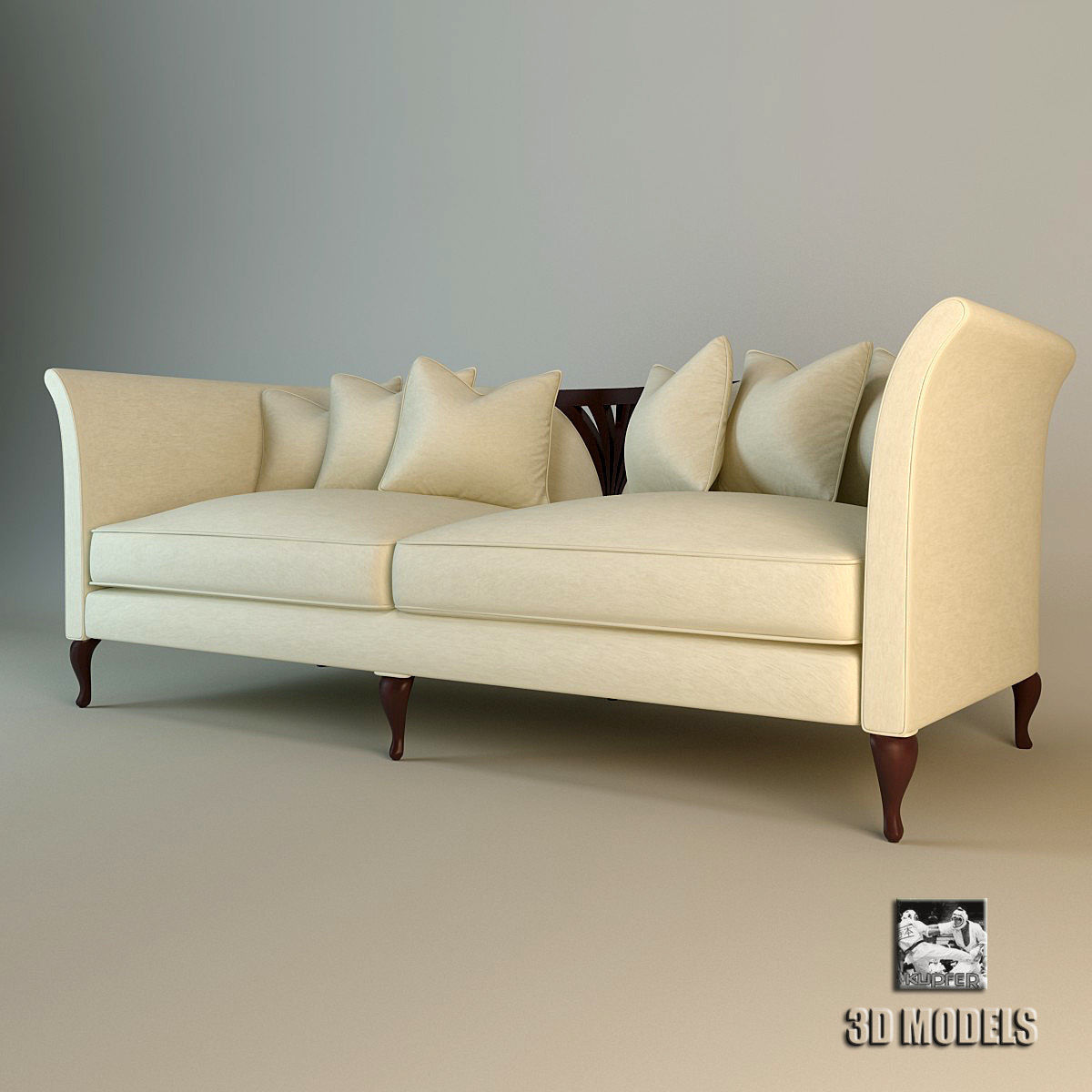 Christopher guy Sofa Loveseats 3D model | CGTrader